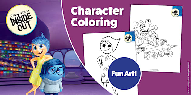 Inside Out: Joy Coloring Page