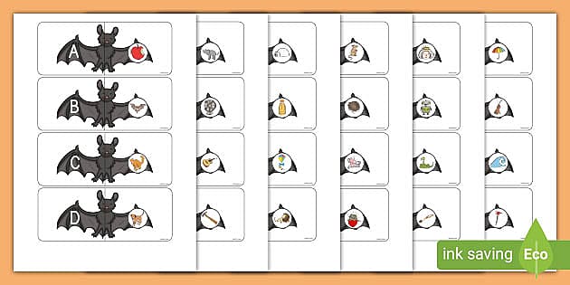 Halloween Beginning Sounds Matching Puzzle | Twinkl