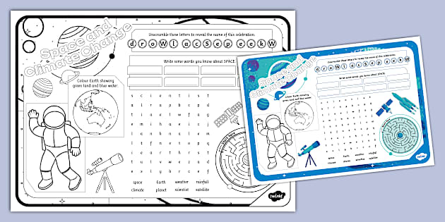 World Science Week F-2 Activity Mat (teacher made) - Twinkl