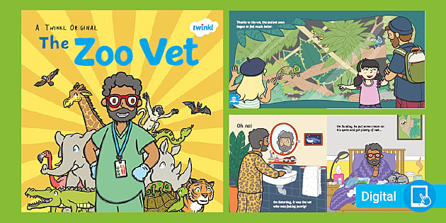 The Zoo Vet eBook (teacher made) - Twinkl