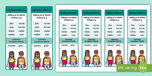 Level 6 Week 3 Spelling Bookmarks (creat de profesori)