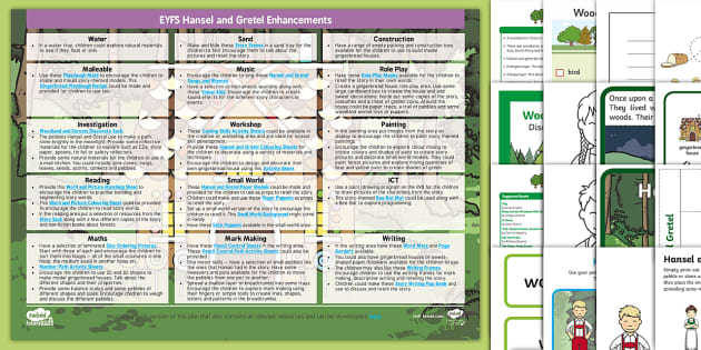 EYFS Hansel and Gretel EYFS Enhancement Ideas and Resources Pack
