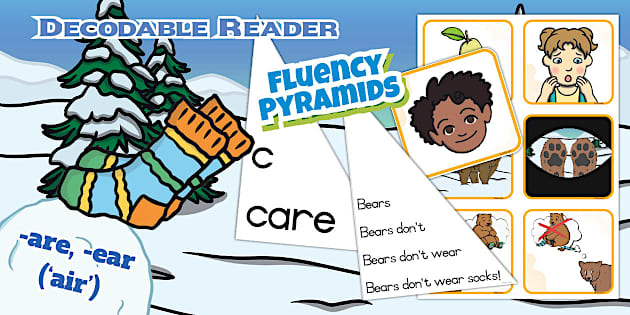 Foundation Phase Phonics -are, -ear Decodable Reader - Fluency Pyramid ...