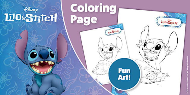 lilo coloring picture