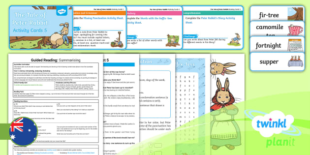 Year 2 The Tale of Peter Rabbit: Guided Reading Session 5