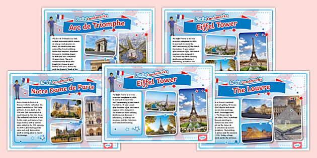 Paris Facts Display Posters - KS2 (teacher made) - Twinkl
