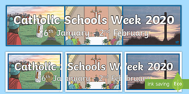 Catholic Schools Week 2020 Banner | Primary Education