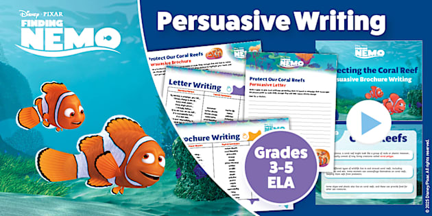 Finding Nemo: Persuasive Writing Lesson Pack