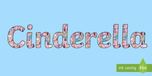 Cinderella Display Lettering (teacher made) - Twinkl