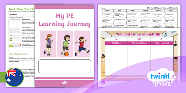 * NEW * Move PE Year 1 Physical Distanced: Multi-Skills Assessment Pack