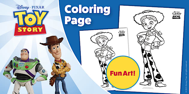 jessie coloring page printable