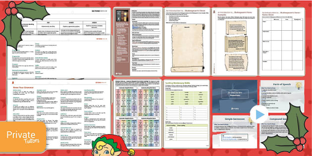 Tutoring Essentials for KS3 English Pack (teacher made)