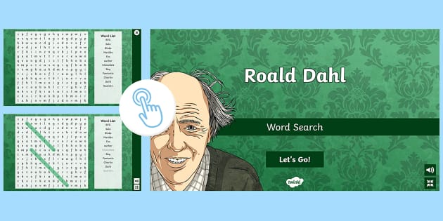 Interactive Roald Dahl Word Search Activity | Twinkl Go!