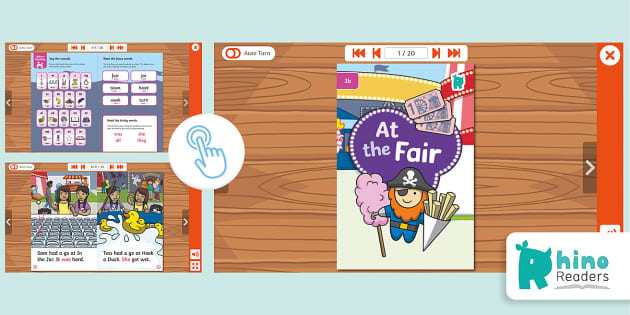 Level 3b Reading Scheme eBook: At the Fair (teacher made)