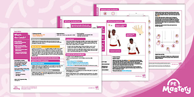 PE Mastery: Year 2 Ball Skills Lesson 3 - What's the Catch?