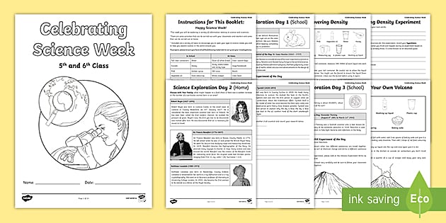 Science Week Activity Booklet | 5th/6th Class | Twinkl