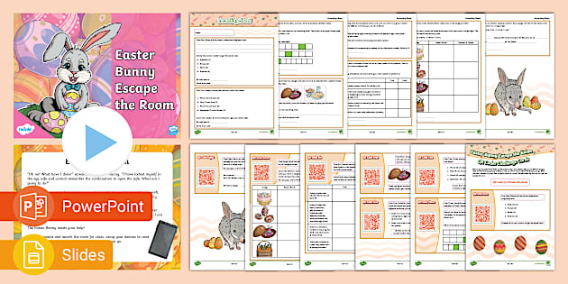 Easter Bunny Escape the Room (teacher made) - Twinkl