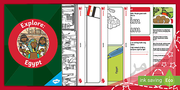 Explore: Egypt Activity Booklet (teacher made) - Twinkl