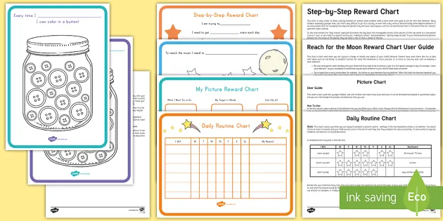 Daily Behavior Sticker Chart
