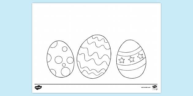 FREE! - Colouring Page for Children for Easter | Colouring Sheets