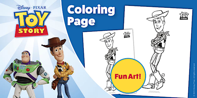 woody and bullseye coloring pages