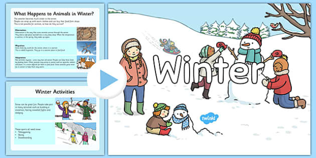 What Happens in Winter PowerPoint - KS1 Resources