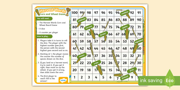 Harvest Corn and Wheat Game (Teacher-Made) - Twinkl