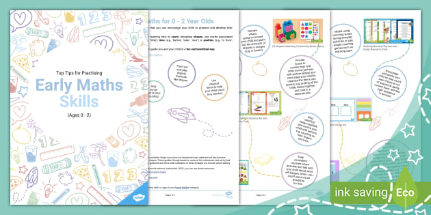 👉 Top Tips for Practising Early Maths Skills (Ages 0 - 2)
