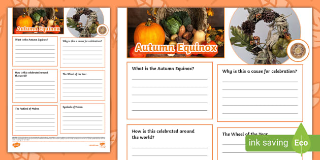 Activities and Facts About the Autumn Equinox - Twinkl