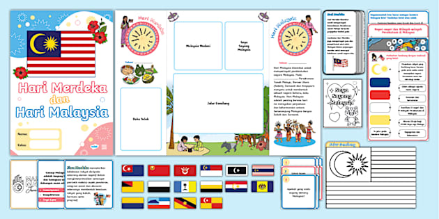 Lapbook Hari Merdeka dan Hari Malaysia (Teacher-Made)