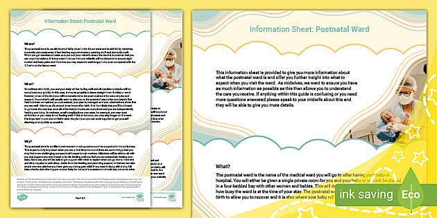 A Midwife's Guide: Postnatal Ward (teacher made) - Twinkl