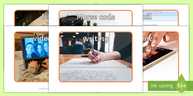 Forms of Communication Photo Posters (teacher made) - Twinkl