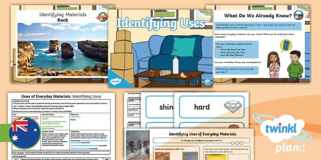 Year 2 Science Uses of Everyday Materials Lesson 1 - Twinkl