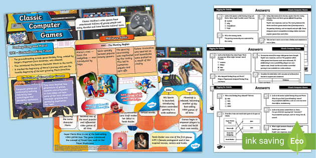 UKS2 Digging for Details: Games Infographic Comprehension