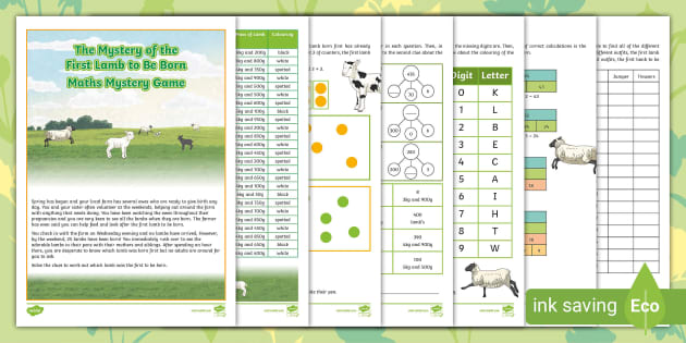 👉 Y3 Spring Maths Mystery Game (teacher made) - Twinkl