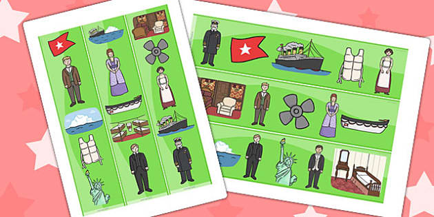 The Titanic Display Borders (teacher made) - Twinkl