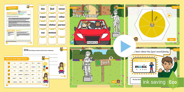 ‘ue’ saying /yoo/ and /oo/ Lesson 3 - Level 5 Week 12