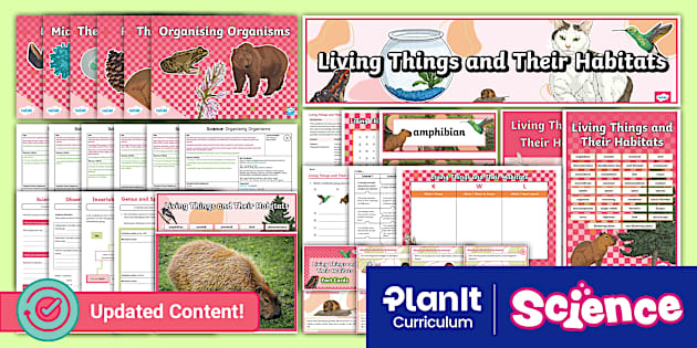 Science: Living Things and Their Habitats: Year 6 Unit Pack