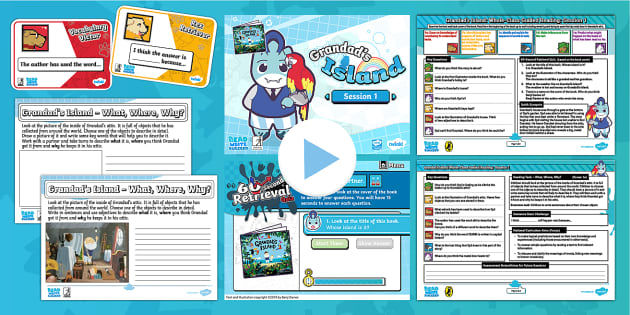 FREE! - Grandad's Island Whole-Class Guided Reading Pack 1 [Year 2]