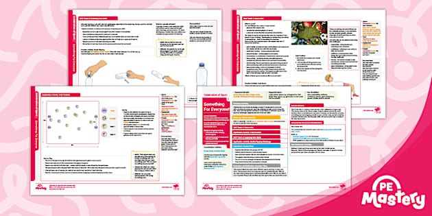 PE Mastery: Year 4/5 Celebration of Sport Lesson 1 Plan