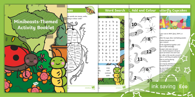 Minibeasts-Themed Activity Booklet (teacher made) - Twinkl