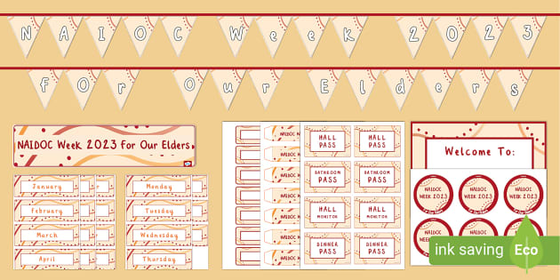 NAIDOC Week For Our Elders Display Pack (Lehrer gemacht)