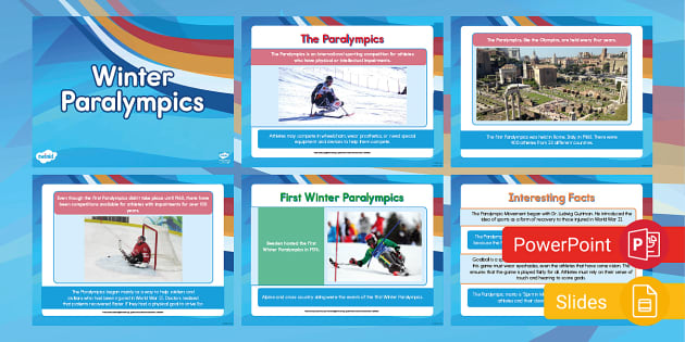 Intro to Winter Paralympics Presentation | Twinkl USA