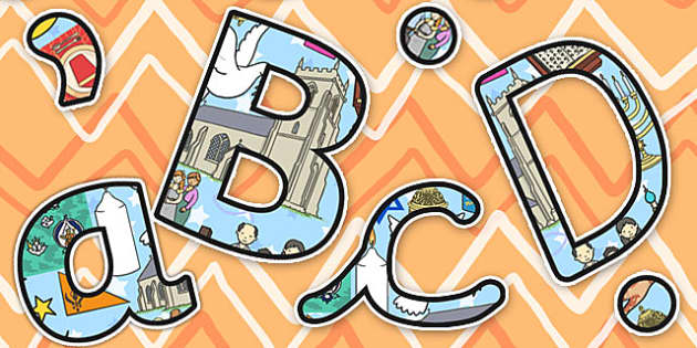 Religion Themed A4 Display Lettering (teacher made) - Twinkl