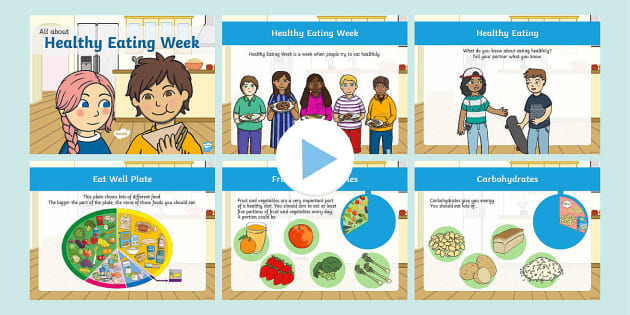 EYFS All about Healthy Eating Week PowerPoint (teacher made)