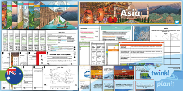 * NEW * Year 6 HASS Geography Asia Unit Pack | Twinkl PlanIt Lesson