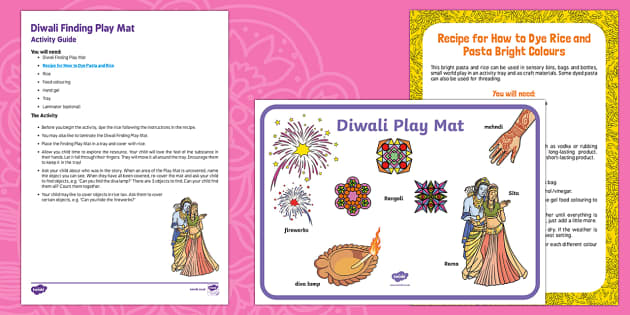 Diwali Finding Busy Bag Resource Pack for Parents - Twinkl