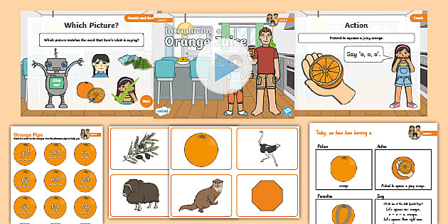 Twinkl Phonics 'o' letter lesson Level 2 Week 3 Lesson 2