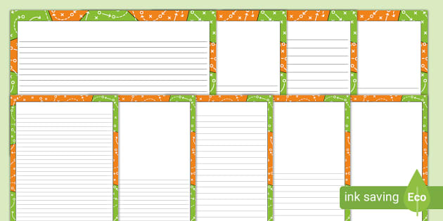 Women's World Cup Page Borders | Women's World Cup | Twinkl