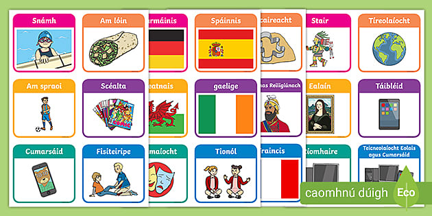 SEN Visual Timetable Gaeilge (teacher made)